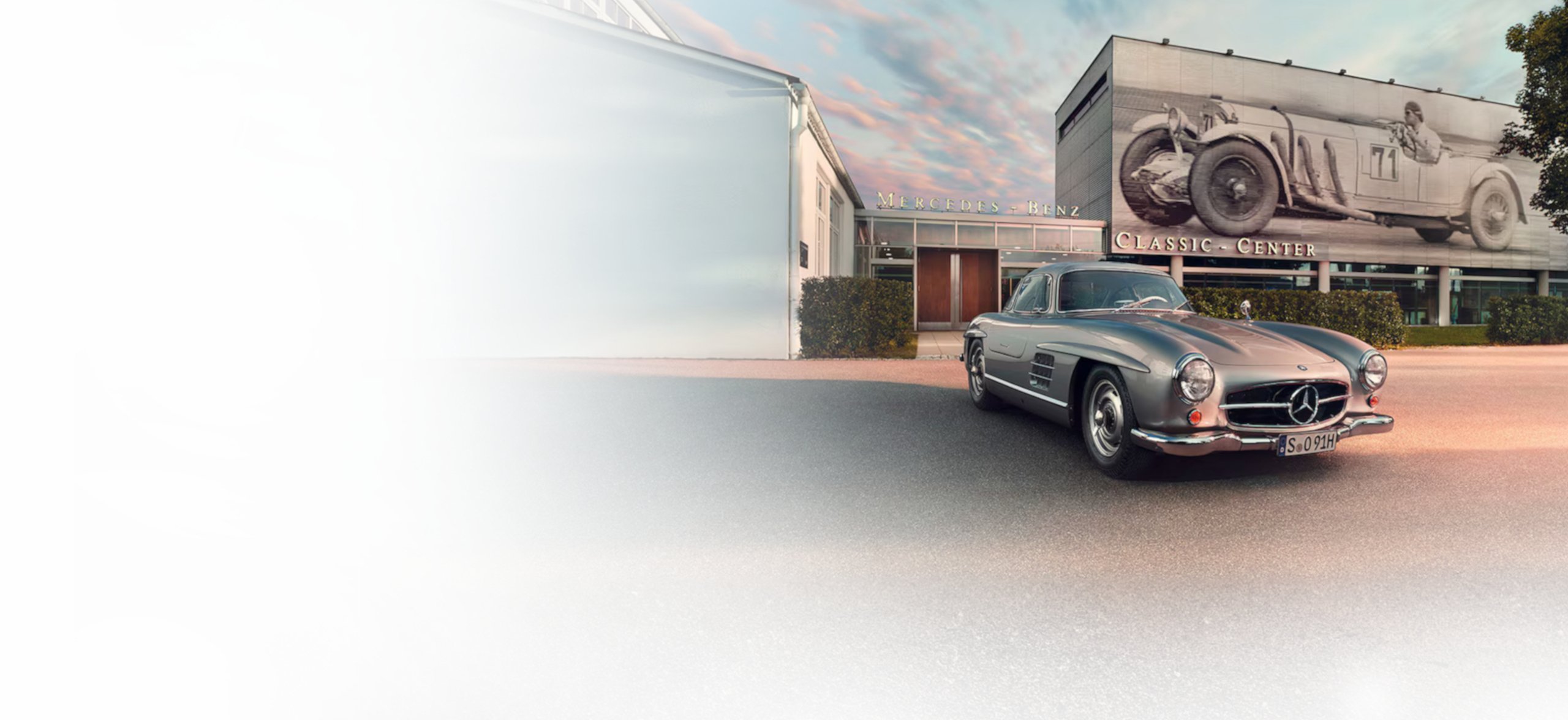 Heute im Classic Center - Mercedes-Benz Classic Events.